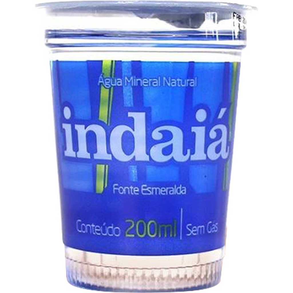 Agua Mineral Indaia Copo 200ml | Shopee Brasil