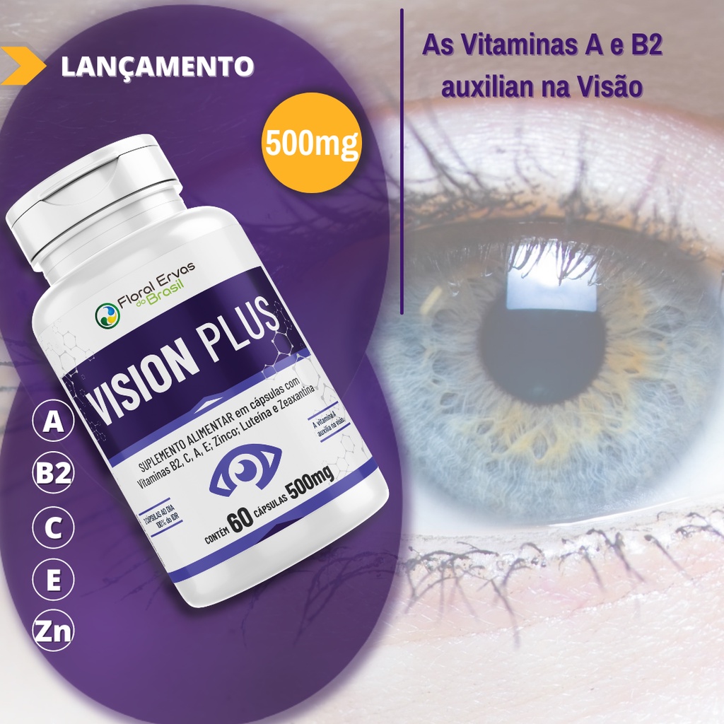 Vison PLUS Suplemento a base de Luteina + Zeaxantina + Vitaminas B2 C A ...