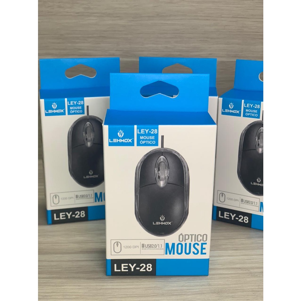Mouse Office Ergonômico Usb Óptico 1600dpi Lehmox Ley-208 | Shopee Brasil
