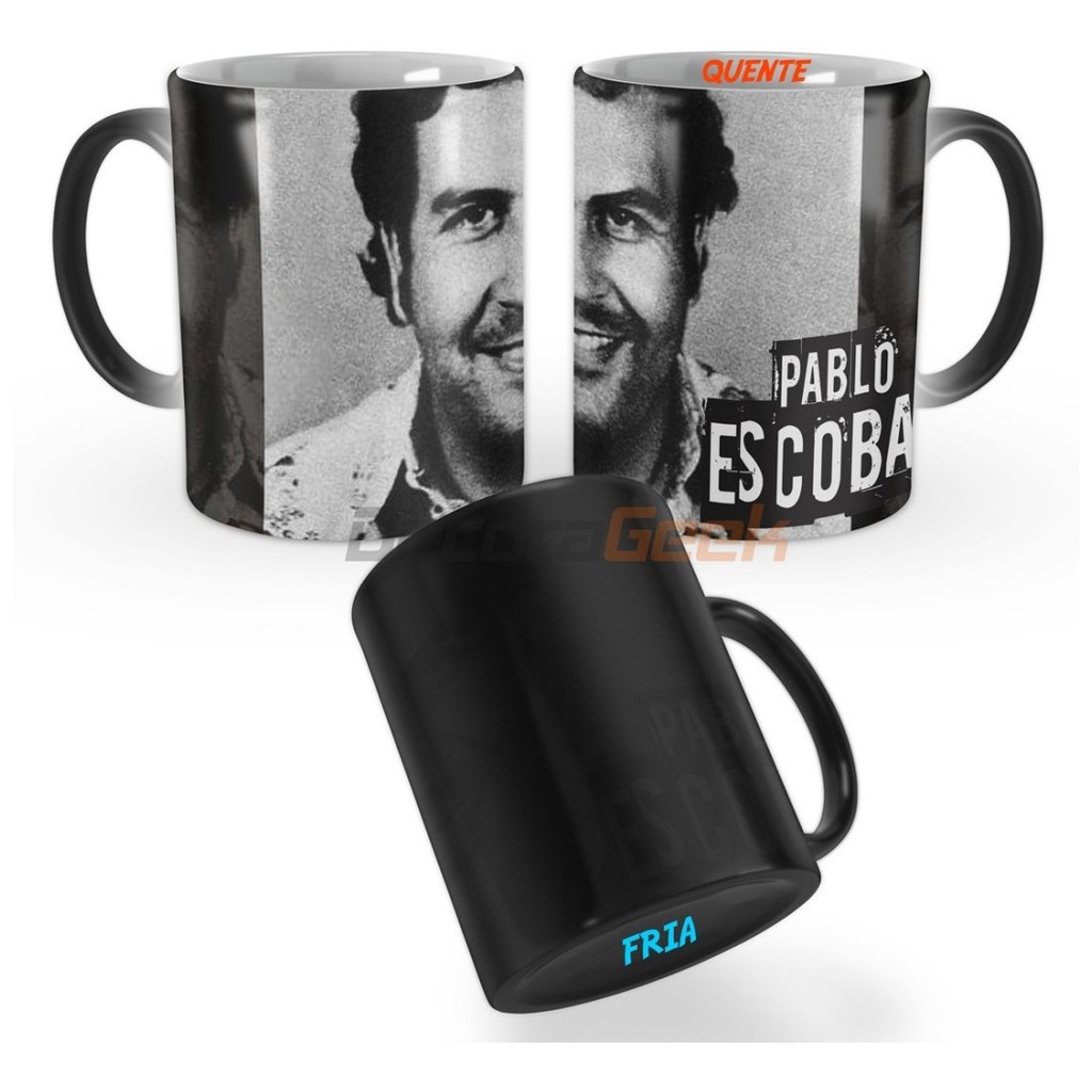 Caneca Mágica Pablo Escobar Foto Mod 2 | Shopee Brasil