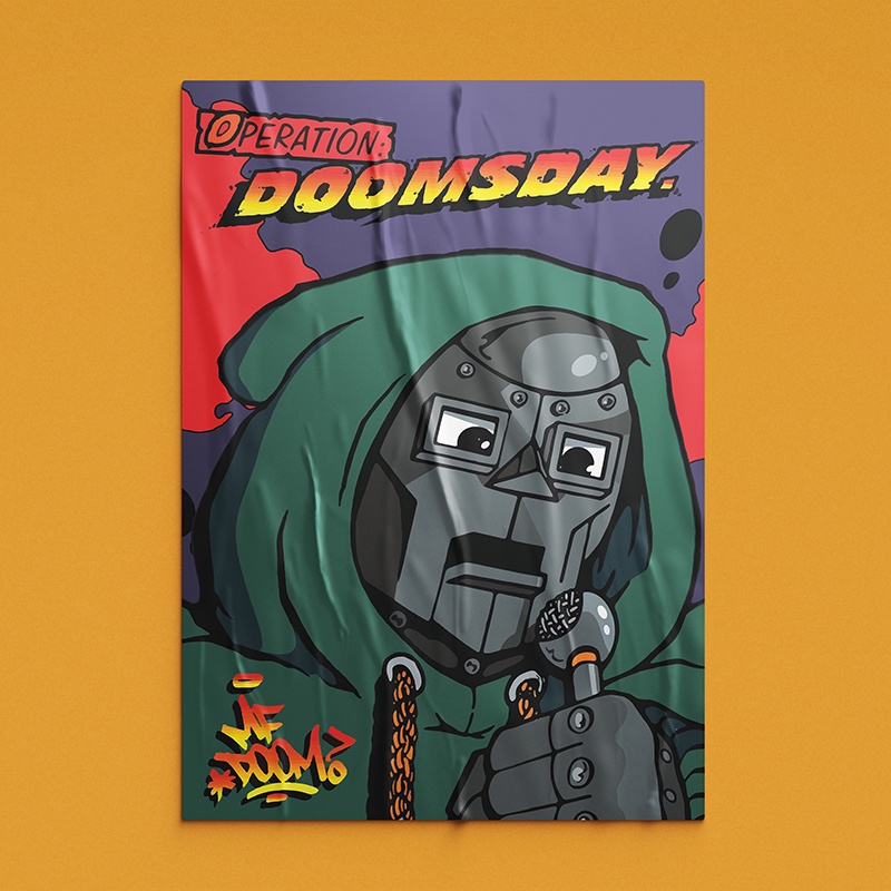 Poster MF DOOM - Operation: Doomsday / Tamanho A3 | Shopee Brasil