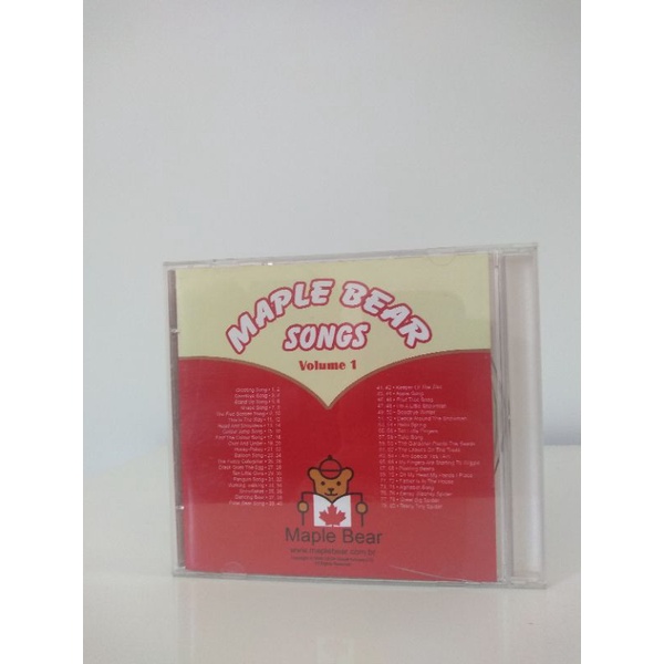 cd maple bear Songs volume 1 | Shopee Brasil