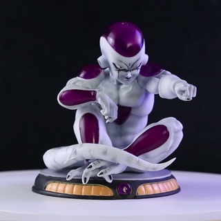 Anime Dragon Ball Z Frieza Sitting Doll Model Animation Toys Halloween ...