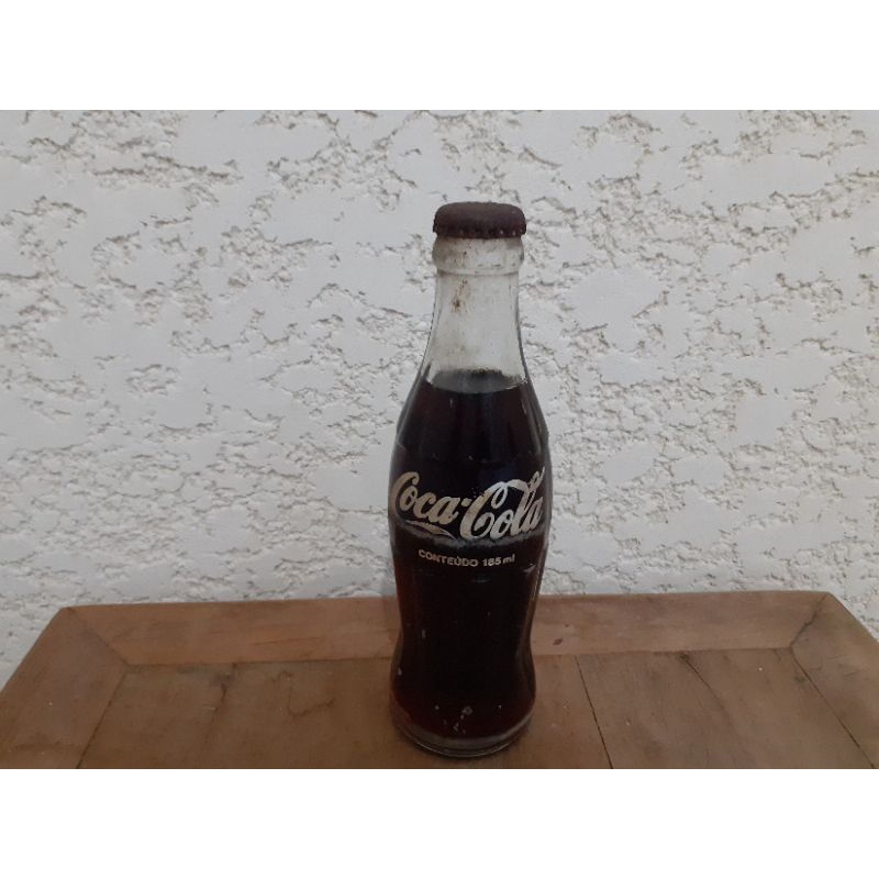 Coca-Cola garrafa antiga 185ml anos 80 lacrada | Shopee Brasil