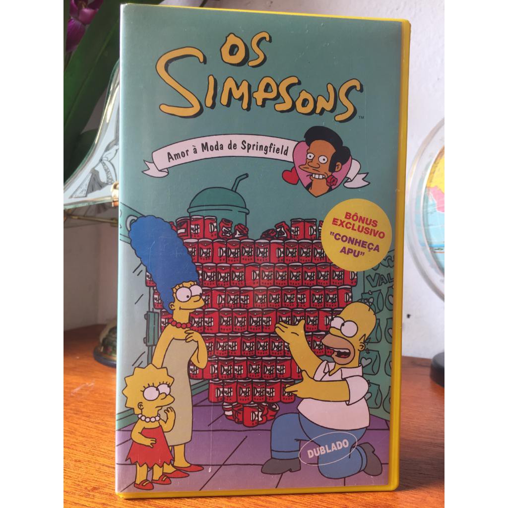 Filme VHS Os Simpsons Amor à Moda de Springfield (2008) | Shopee Brasil