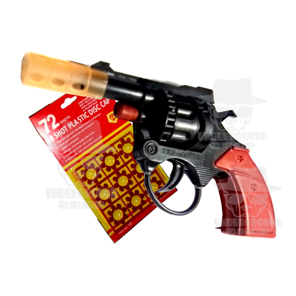 Arminha De Brinquedo Cap Gun 007 Plástico Com Discos Inclusos ...