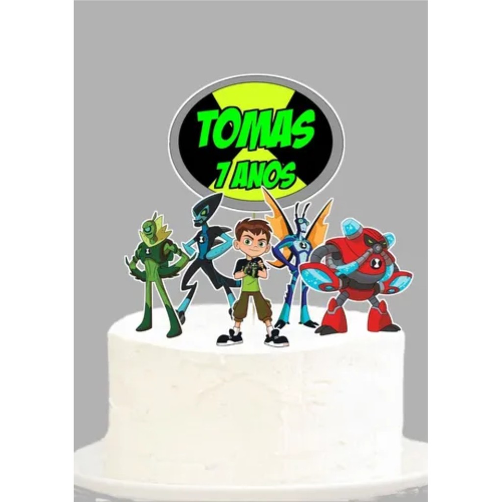 Topo Topper De Bolo Ben 10 Shopee Brasil