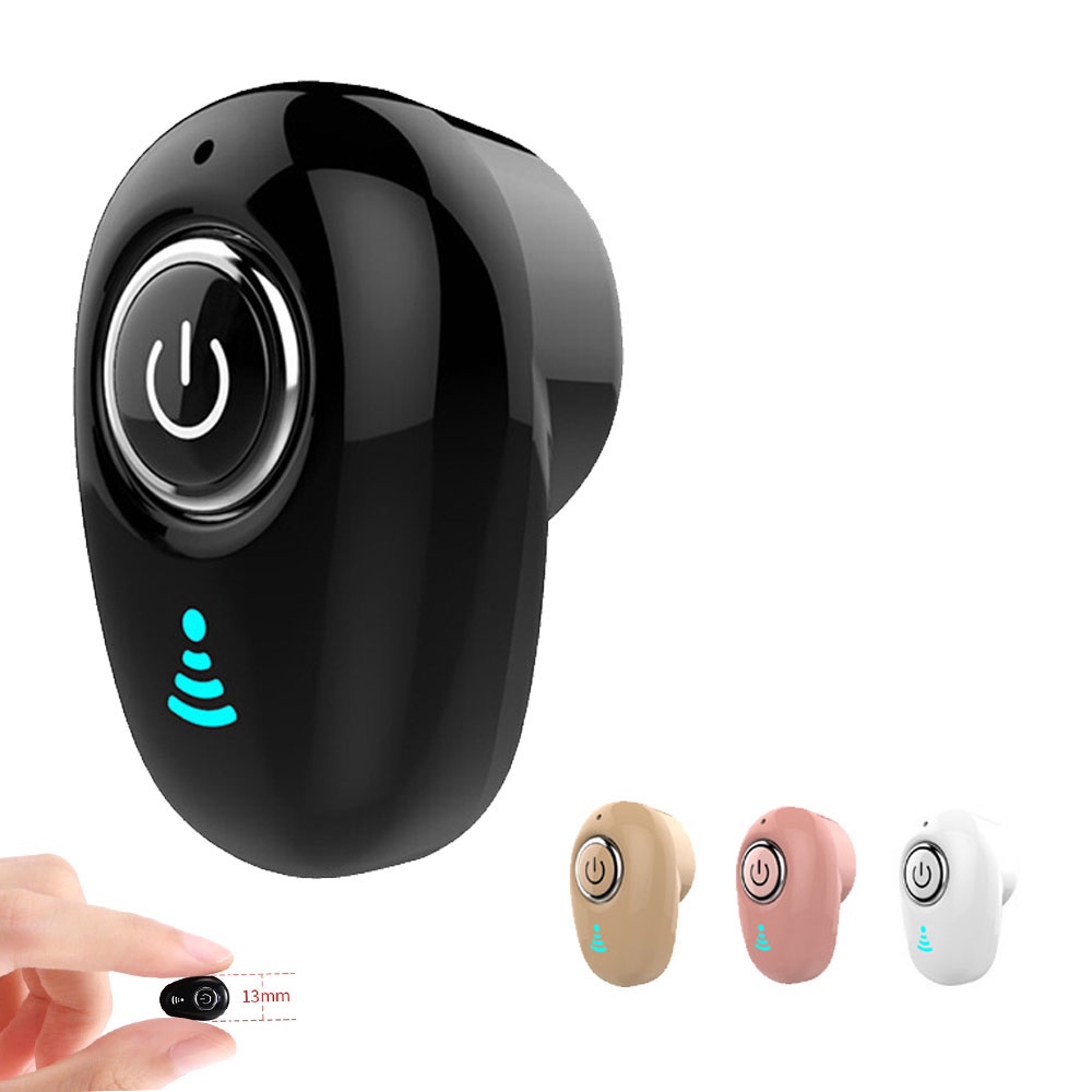 S650 Mini Fone De Ouvido Bluetooth Com Fio De Uma Orelha Sem Microfone ...