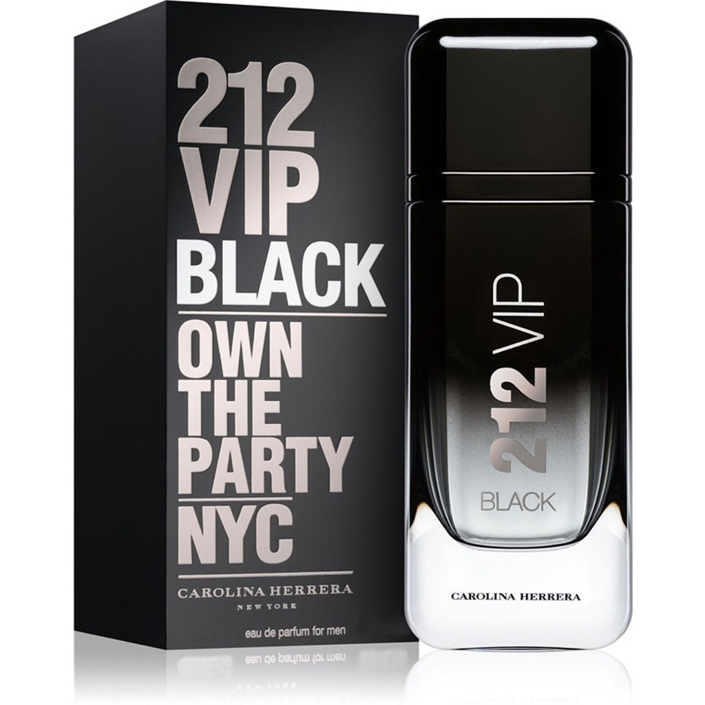 212 Vip Black EDP 100ml Masculino | Original + Amostra De Brinde ...