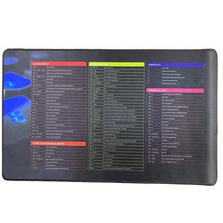 Mousepad Gamer Profissional Grande Com Estampa do Atalhos do Windows ...