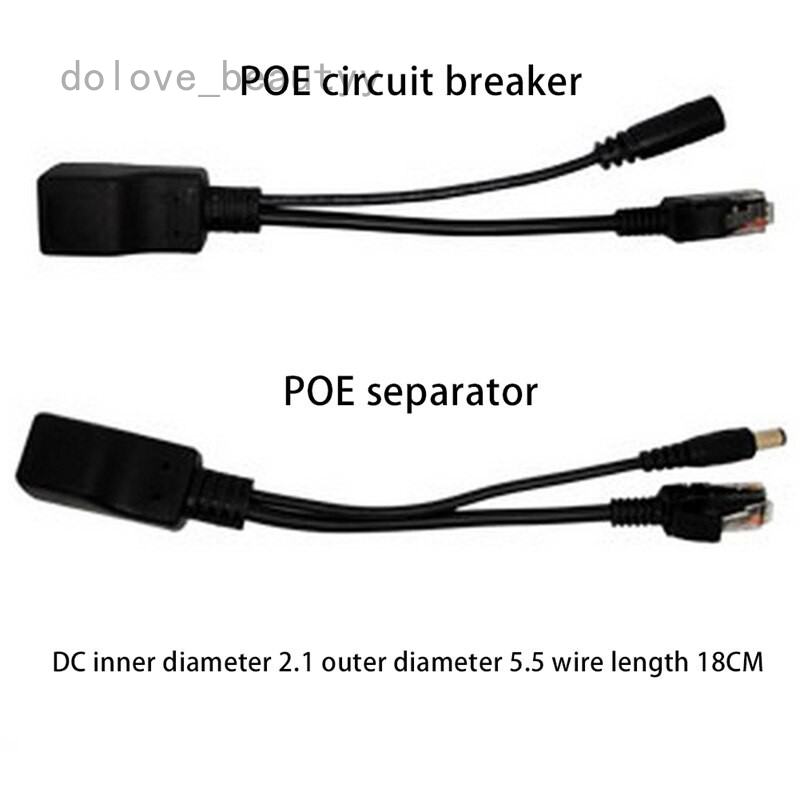 Adaptador Poe Switch Cable Fita Parafusado 12-48 V Separador Combinador ...