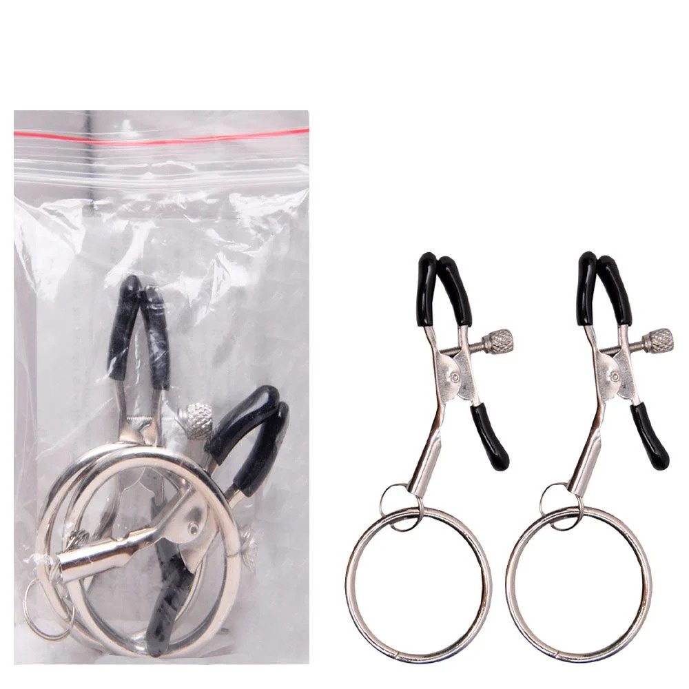 Grampo De Mamilos Com Argola Gtoys Sex Shop | Shopee Brasil