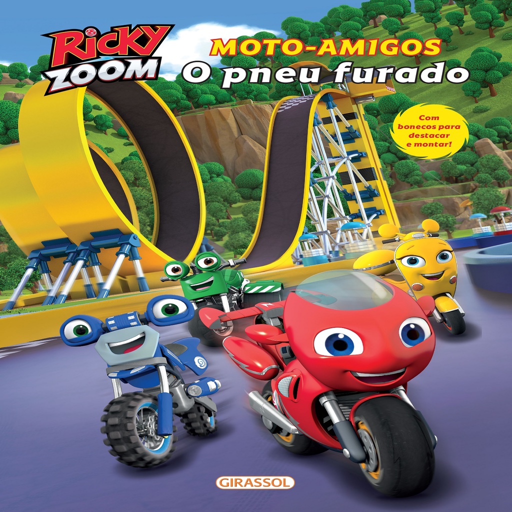 Livro Rick Zoom - Moto-Amigos: O pneu furado | Shopee Brasil