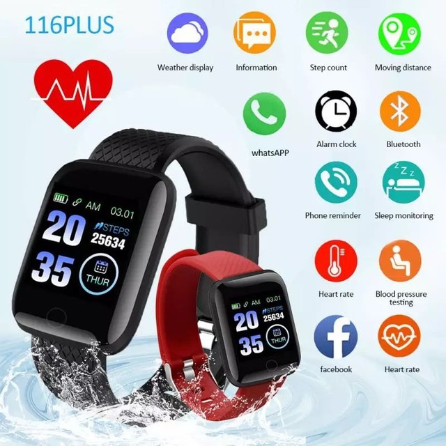 Smartwatch 116 plus envio imediato | Shopee Brasil