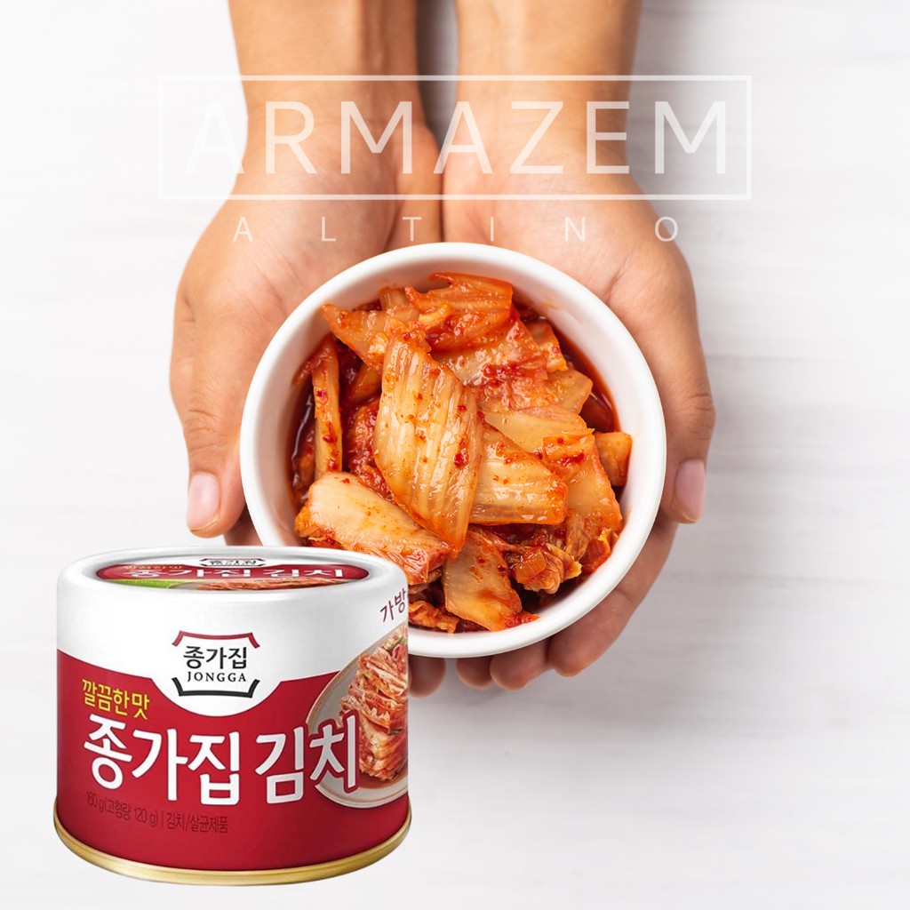 Kimchi Coreano Acelga Condimentada Apimentada Jongga 160g | Shopee Brasil