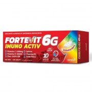 Fortevit 6g Imuno Activ Polivitamínico 10 Comprimidos Efervescentes ...