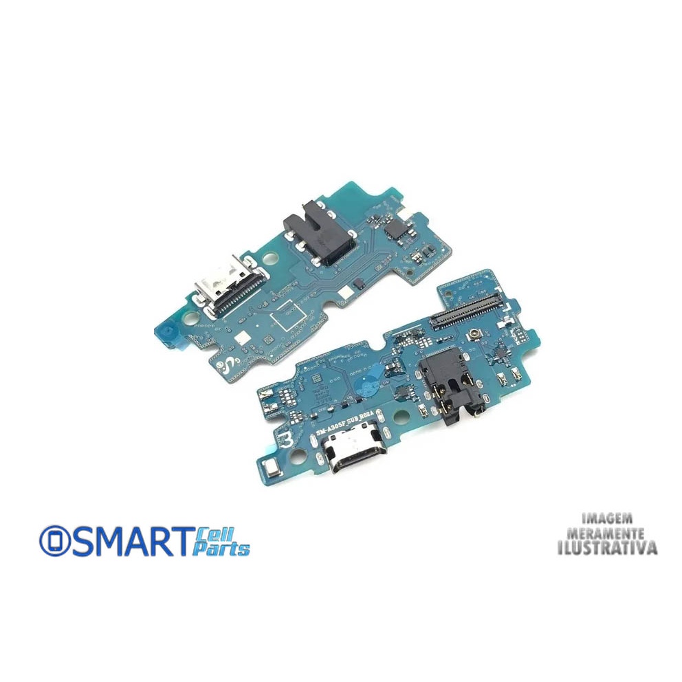 Flex De Carga Sub Placa Mãe Samsung Galaxy A30 A305 Original 100% ...