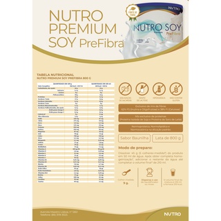Nutro Premium Soy Prefibra - Caixa Com 12 Unidades | Shopee Brasil
