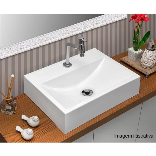 Cuba retangular 55cmX42cm Modelo Cascata GG. | Shopee Brasil