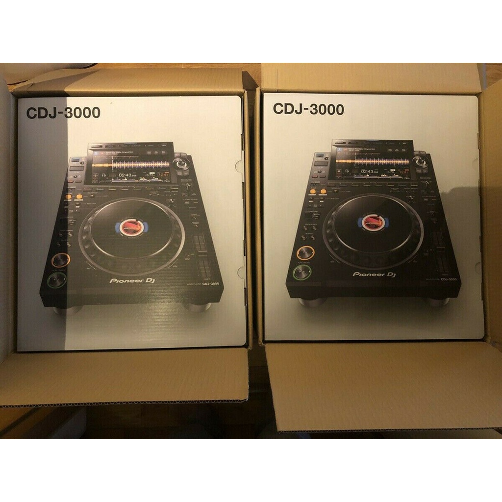 Pioneer DJ CDJ-3000 Professional Multi Player 2 Pair + DJM-900NXS2 100V ...