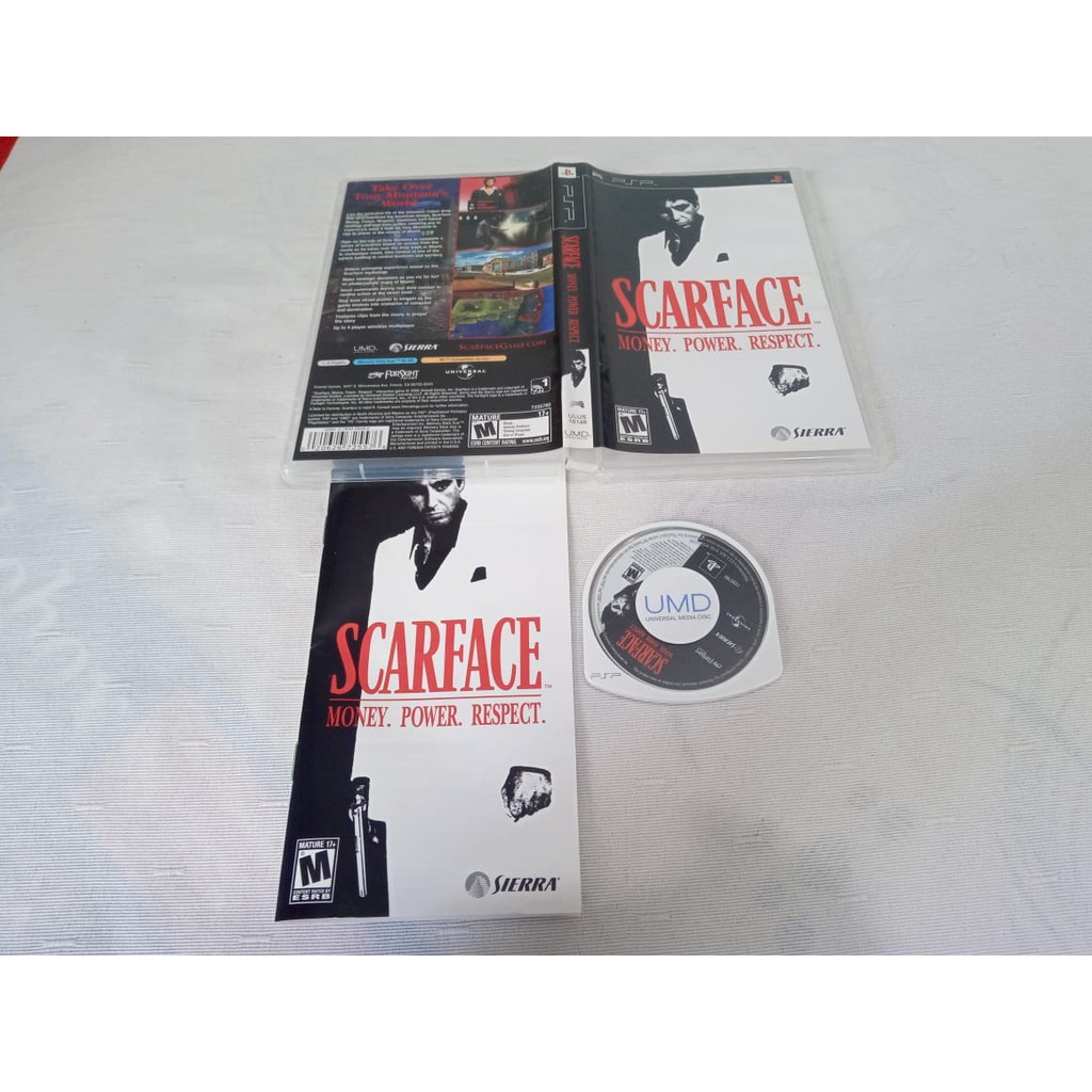 Scarface Money Power Respect Psp 3oi5i | Shopee Brasil
