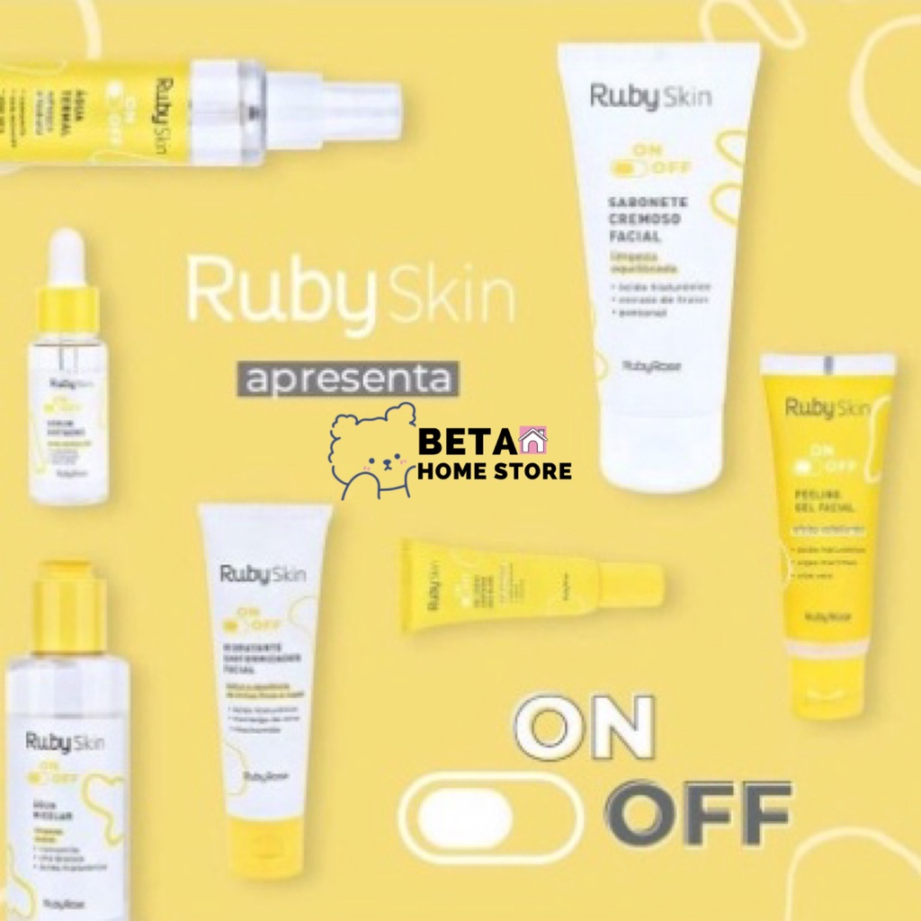 Linha Ruby Skin Care - On+Off- Ruby Rose | Shopee Brasil