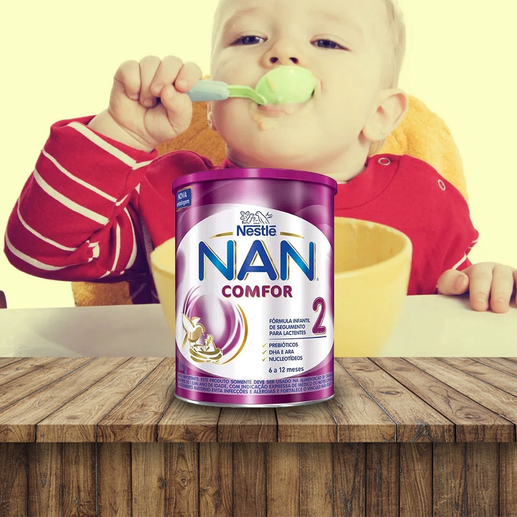 Nan comfort 2. Formula infantil a partir de 6 meses | Shopee Brasil