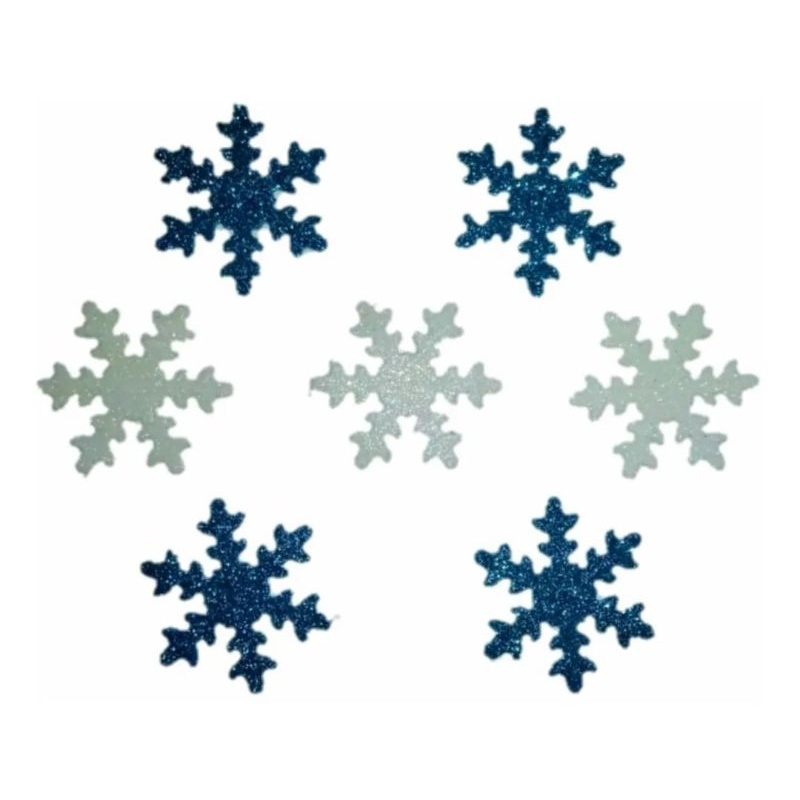 Aplique eva flocos de neve 5cm Frozen 30 unidades | Shopee Brasil