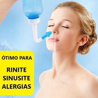 Frasco para Lotar com Soro ou Nasoar para Lavagem Nariz Higienização ...