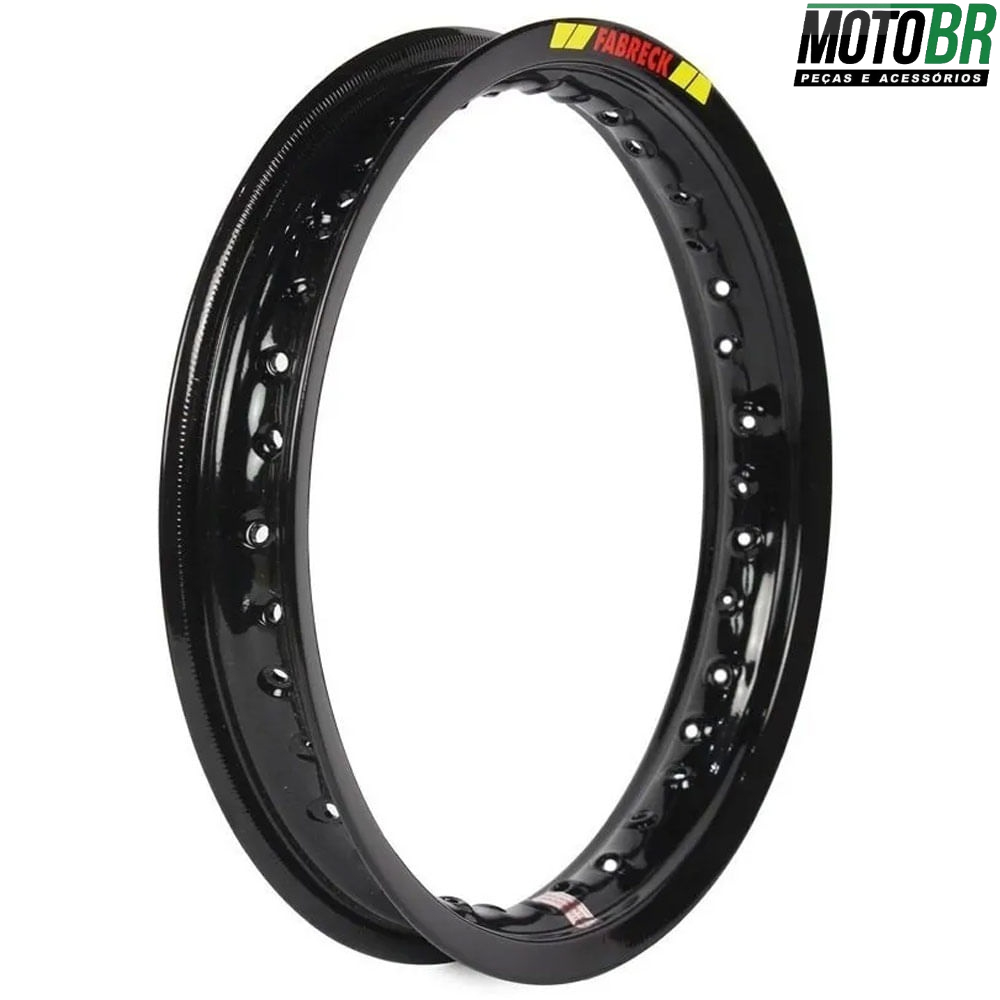 Aro de Roda 17x250 Alumínio Preto - Fabreck - Escorrega o Preço