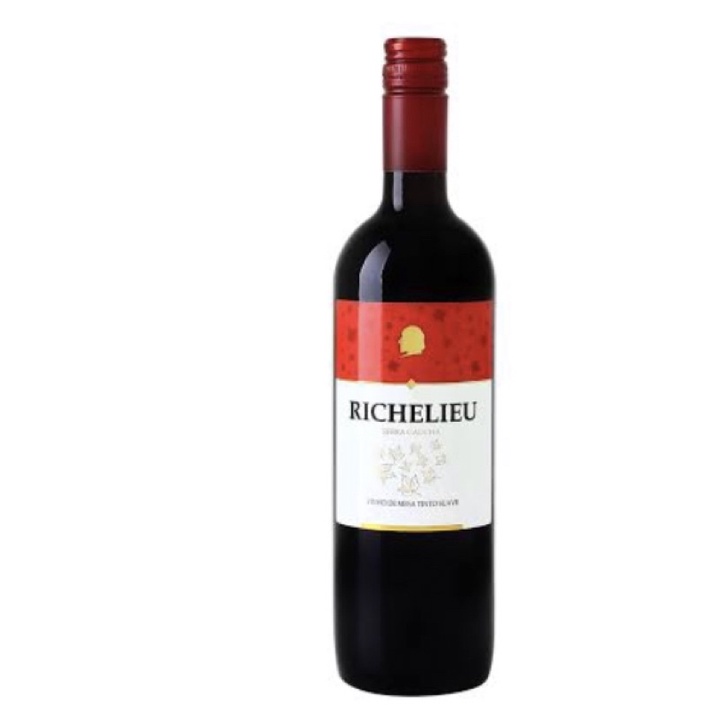 Vinho Richelieu Suave Garrafa 750ml Tinto | Shopee Brasil