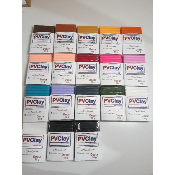Cerâmica plástica da PV Clay - Polymer Clay | Shopee Brasil