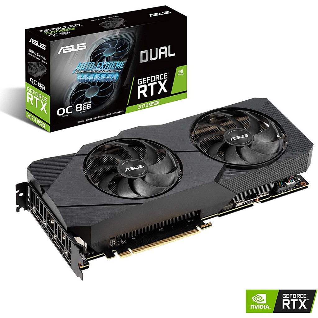 Asus GeForce RTX 2070 Super Overclocked 8G EVO GDDR6 Dual-Fan Edition ...