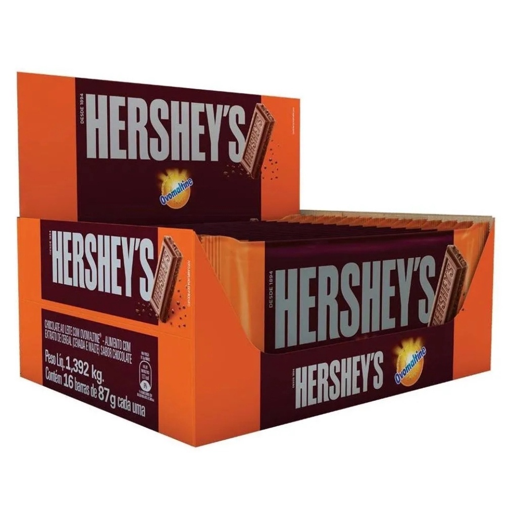 Barra De Chocolate - HERSHEYS - 1 Caixa | Shopee Brasil