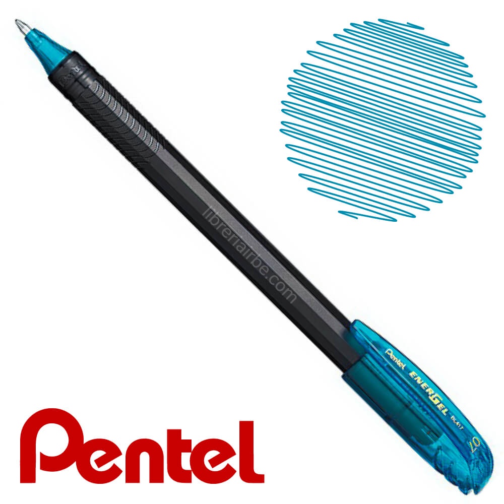 Caneta Gel Energel 0.7 BL417 AZUL piscina PENTEL | Shopee Brasil