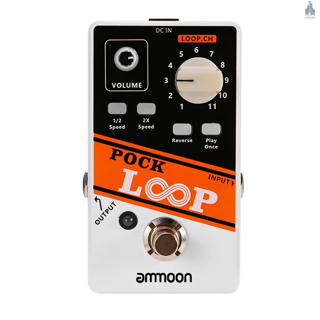 In Stock] ammoon POCK LOOP Looper Guitar Effect Pedal 11 Loopers Max ...
