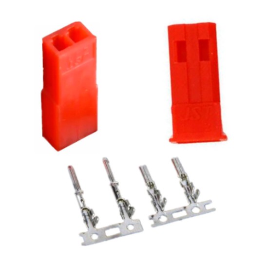Par Conector JST Macho e Fêmea Plug de Bateria Aeromodelo Automodelo Brinquedos em geral ...