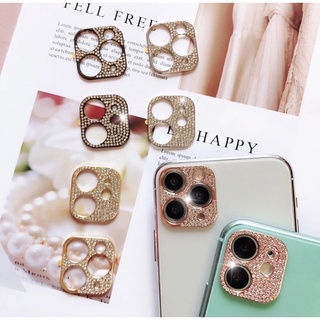 camera colorido Strass Flash Camera Lens Film Protector Para IPhone 11/ ...