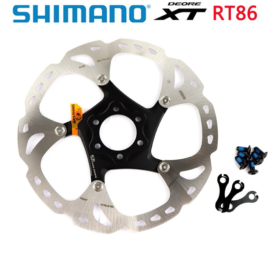 Disco Freio Rotor Shimano Xt Ice Tech Rt86 180mm C/ Parafuso | Shopee ...