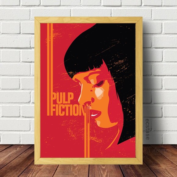 Quadro Pulp Fiction Clássico A3 | Shopee Brasil