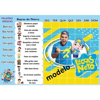 Quadro Imantado Educativo e Incentivo Infantil/ Regras e Combinados ...