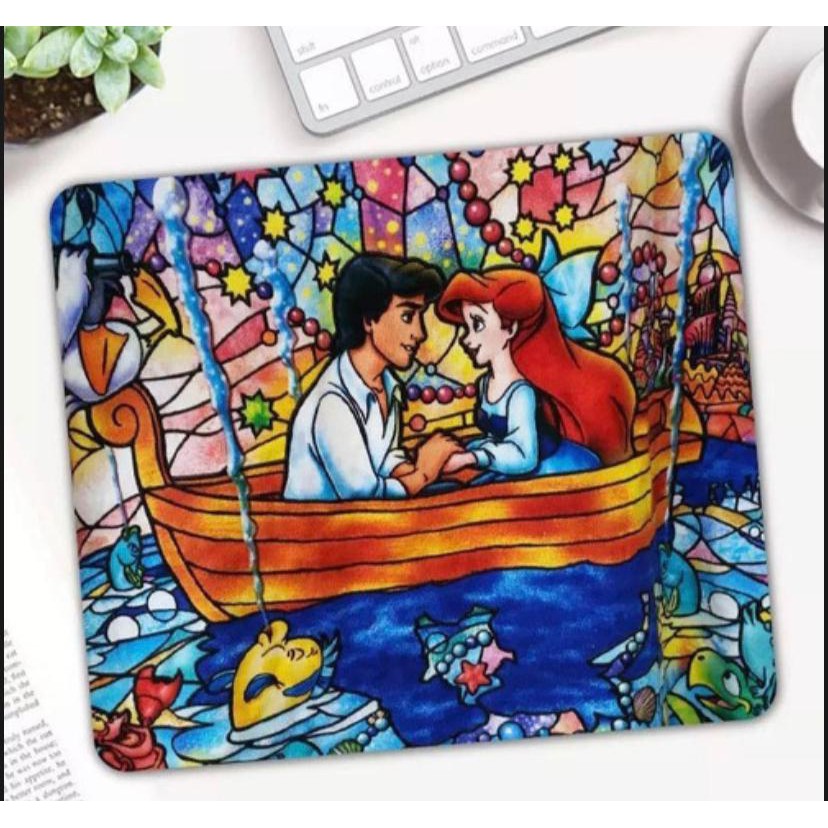 Mousepad Ariel e Principe Disney 22x18 cm | Shopee Brasil