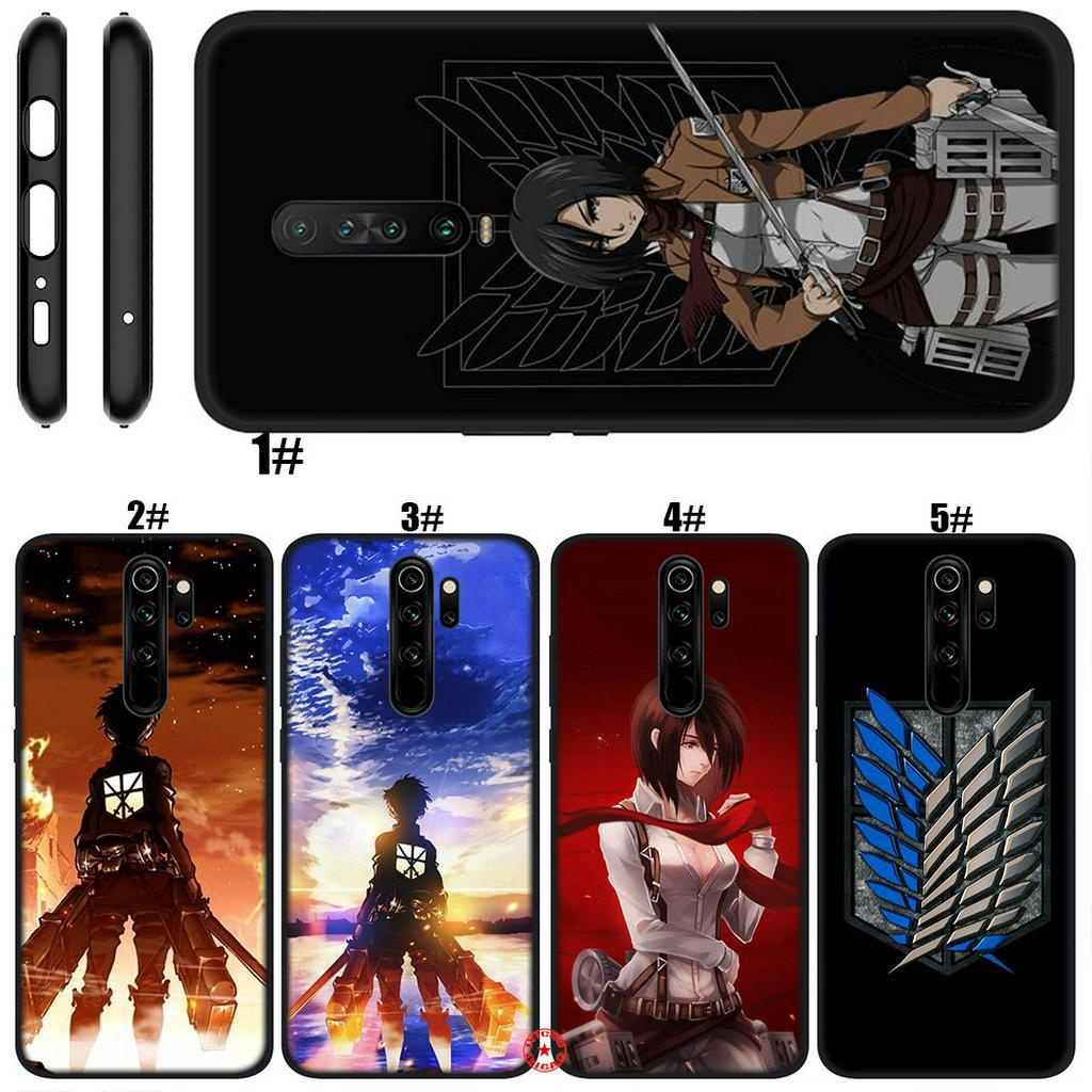 Capa Flexível De Silicone 9fj Anime Attack On Titan Para Xiaomi Redmi ...