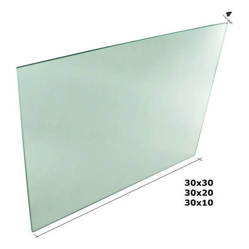 Vidro Para Balcão Modulado Incolor 4mm Kit 2 Peças | Shopee Brasil