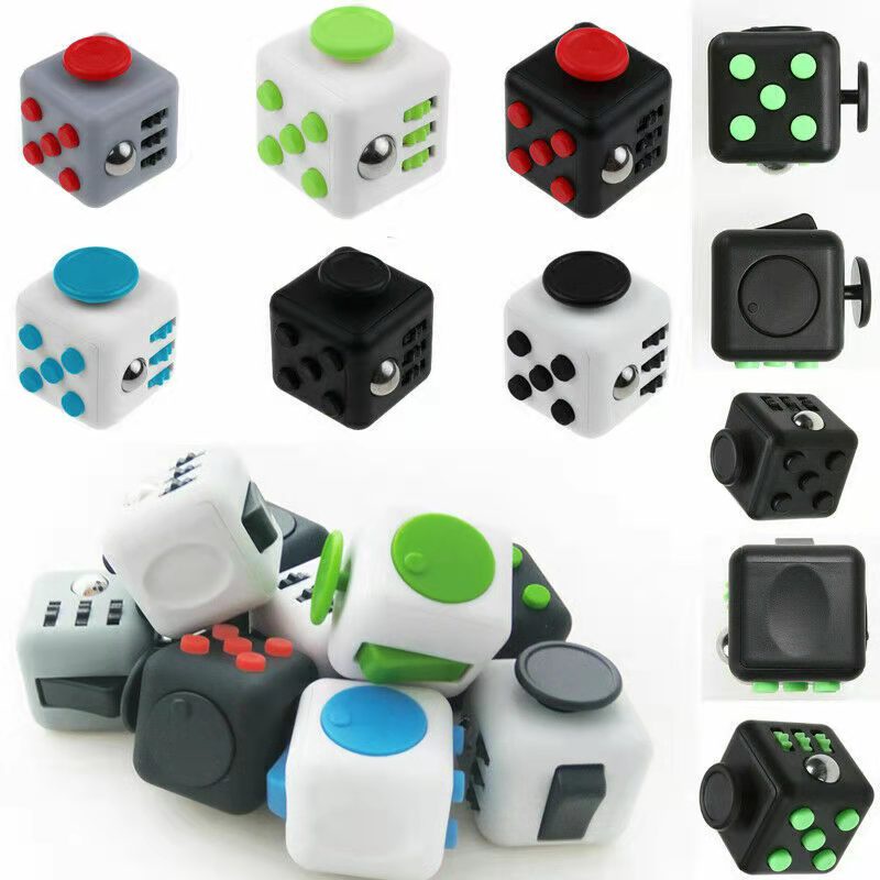 Fidget Cubo Ansiedade Cube Anti Estresse Dedo Apertar Pronta Entrega ...