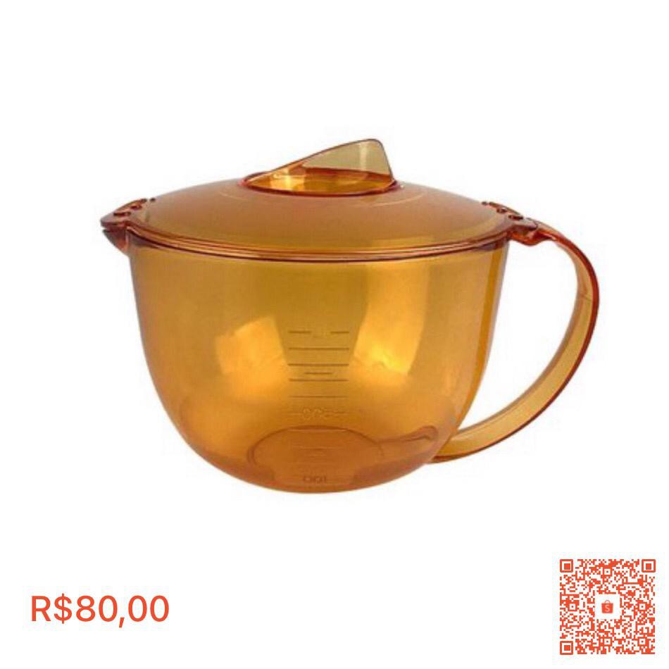 Tupperware Jarra Microplus Azul 1 litro - Laranja | Shopee Brasil