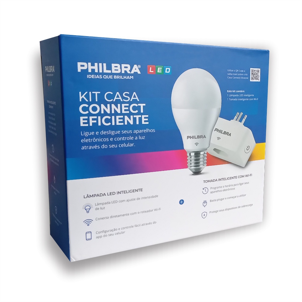 Kit Casa Inteligente Conectada Wifi Lâmpada Tomada - Escorrega o Preço