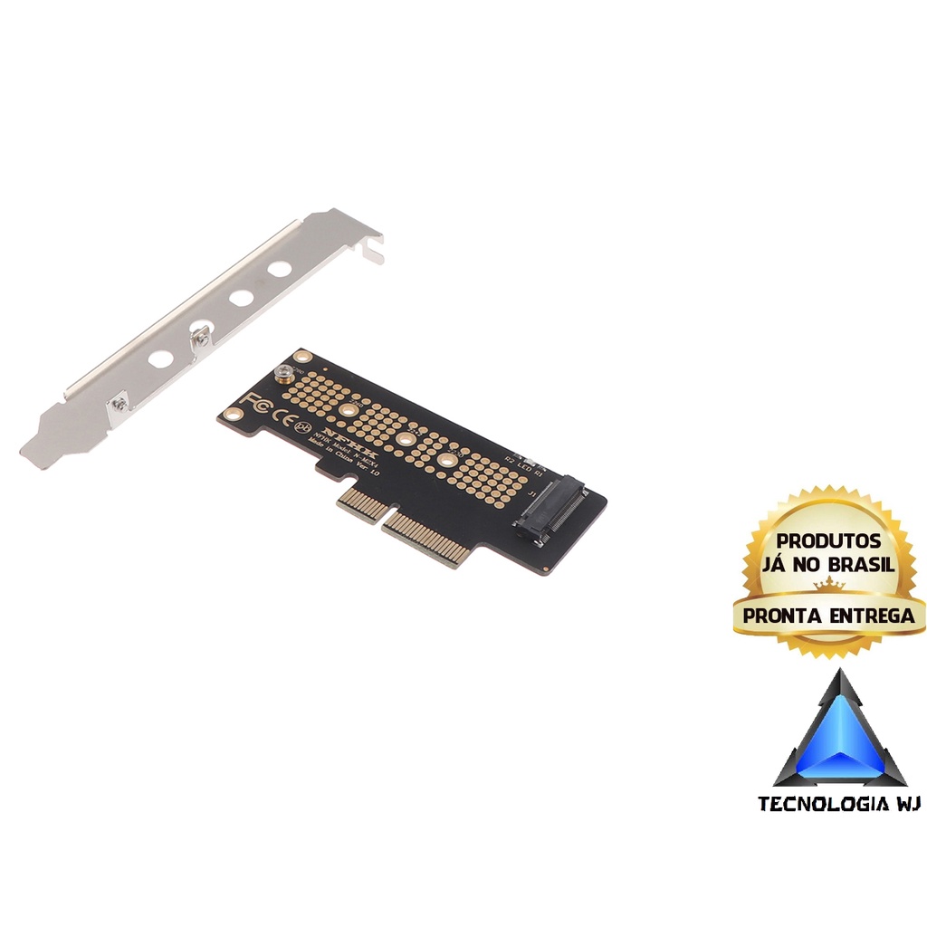 adaptador pci express pra m.2 ssd nvme suporte pci-e pci express3.0 x1 ...