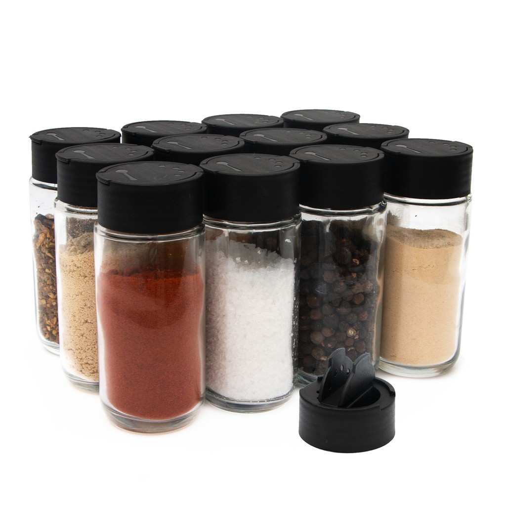 Pote De Vidro Para Tempero Em Geral com Tampa Dosadora Dupla 12 ...
