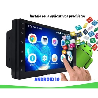 Central Multimidia Android 10 Tela 7 Polegadas Camera | Shopee Brasil